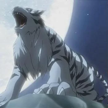 Anime White Tiger Neko