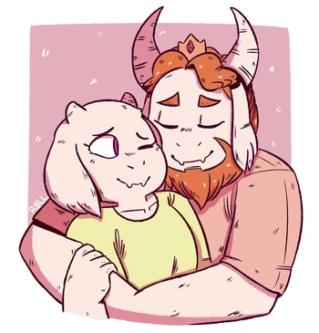 Toriel x Asgore | UTDRAU Ships Wiki | Fandom