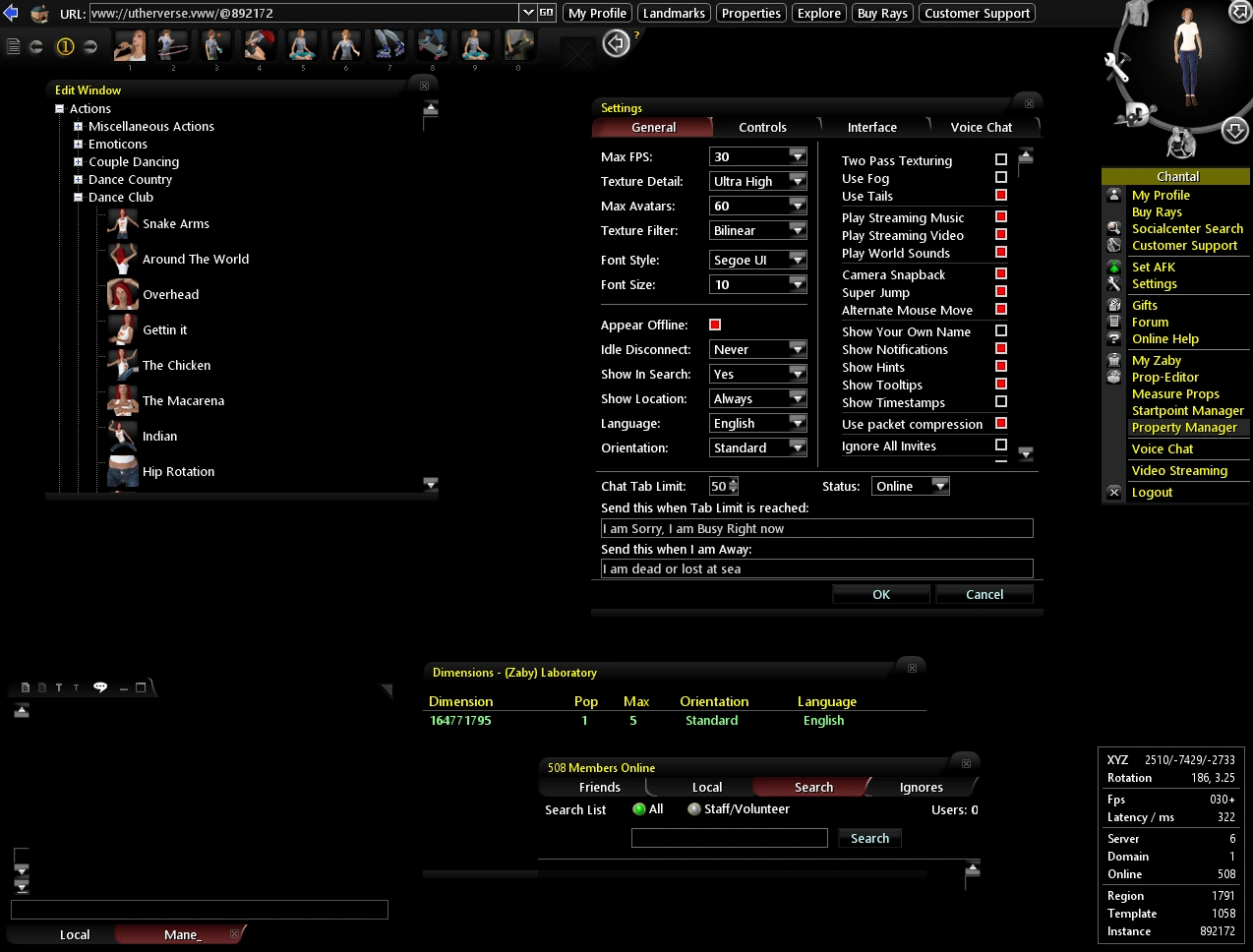 User Interface | Utherverse Wiki | Fandom
