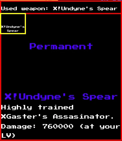 X!Undyne's Spear | UT:LR Wiki | Fandom