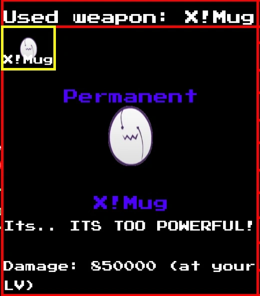 X!Mug | UT:LR Wiki | Fandom