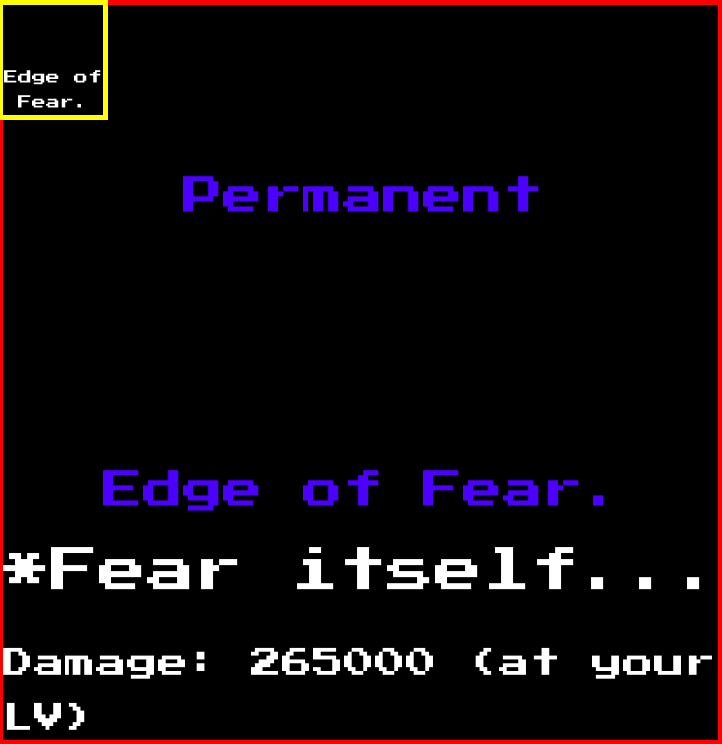Edge of Fear. | UT:LR Wiki | Fandom