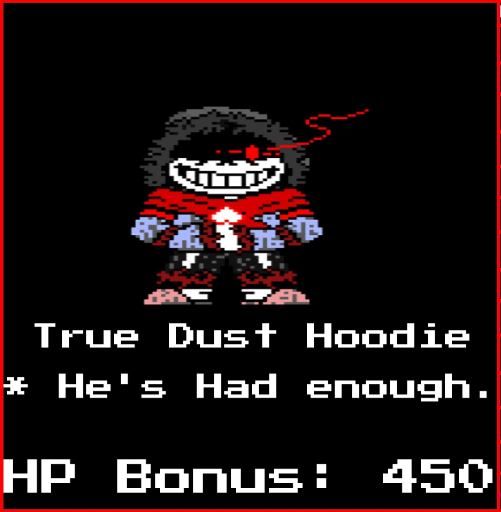 True Dust Hoodie | UT:LR Wiki | Fandom