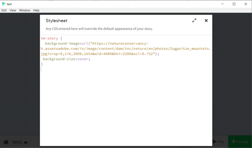Using Background Images in Twine | UTM Game Design Techniques Wiki | Fandom