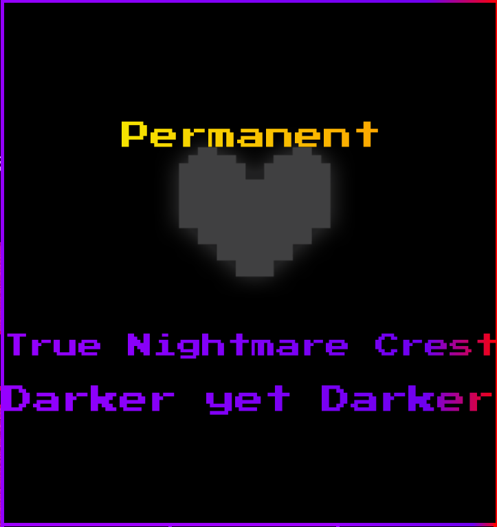 True Nightmare Crest | UTMM : Painted Timelines Wiki | Fandom