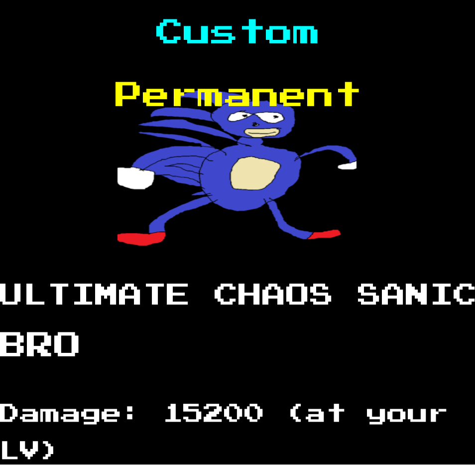 ULTIMATE CHAOS SANIC | Untitled Weird Game (UWG) Wiki | Fandom