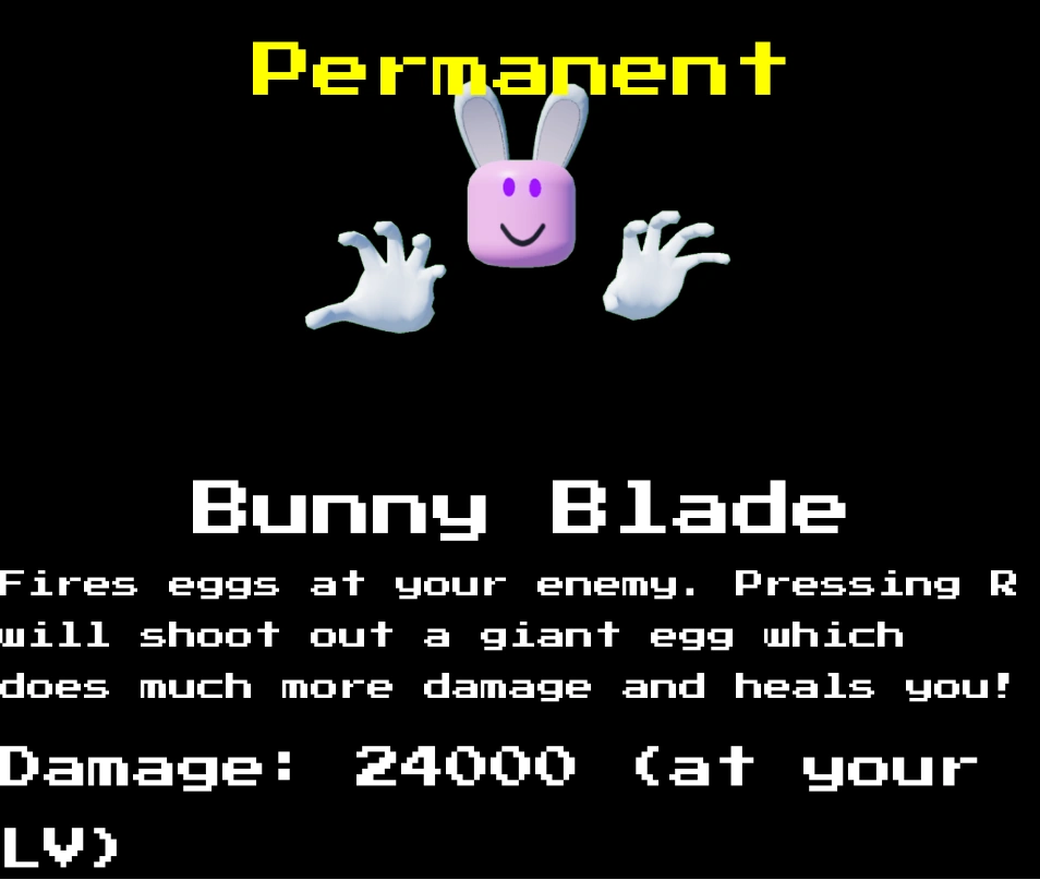 Bunny Blade | Untitled Weird Game (UWG) Wiki | Fandom