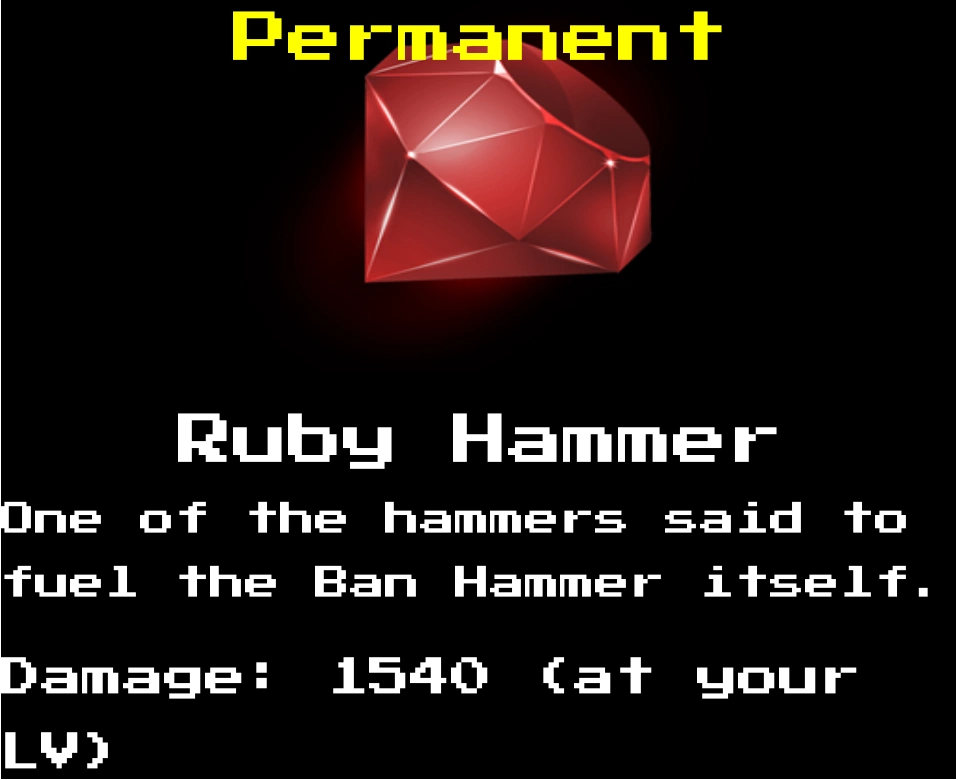 Ruby Hammer | Untitled Weird Game (UWG) Wiki | Fandom