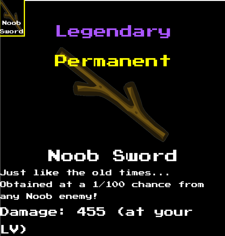 Noob Sword | Untitled Weird Game (UWG) Wiki | Fandom