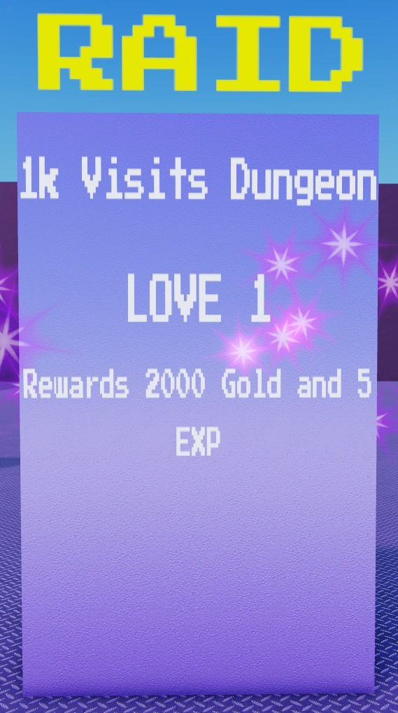 1k Visits Dungeon | Untitled Weird Game (UWG) Wiki | Fandom