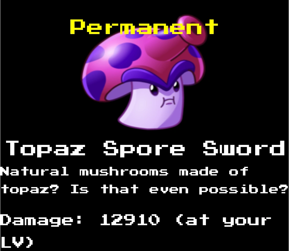 Topaz Spore Sword | Untitled Weird Game (UWG) Wiki | Fandom