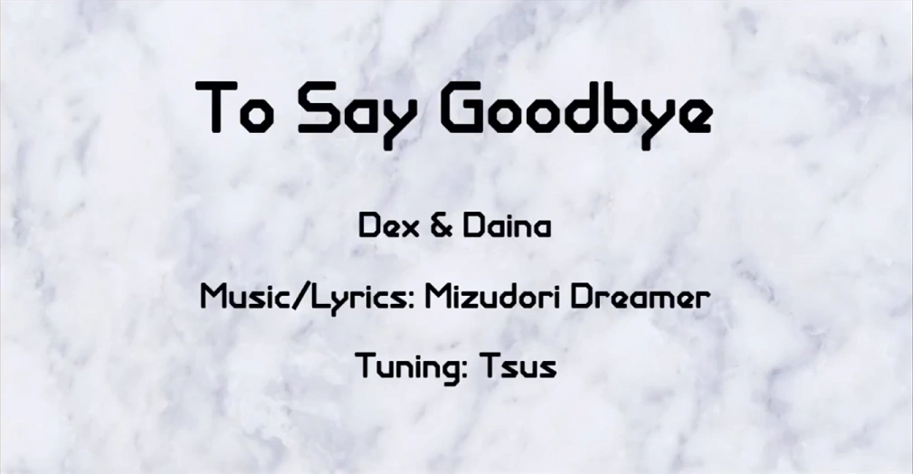 To Say Goodbye | Vocaloid Lyrics Wiki | Fandom