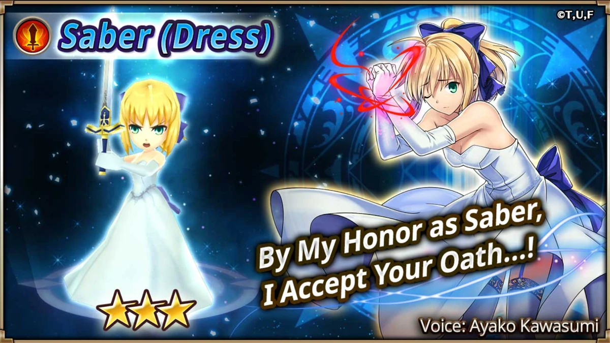 Saber (Dress) | Valkyrie Connect Wiki | Fandom