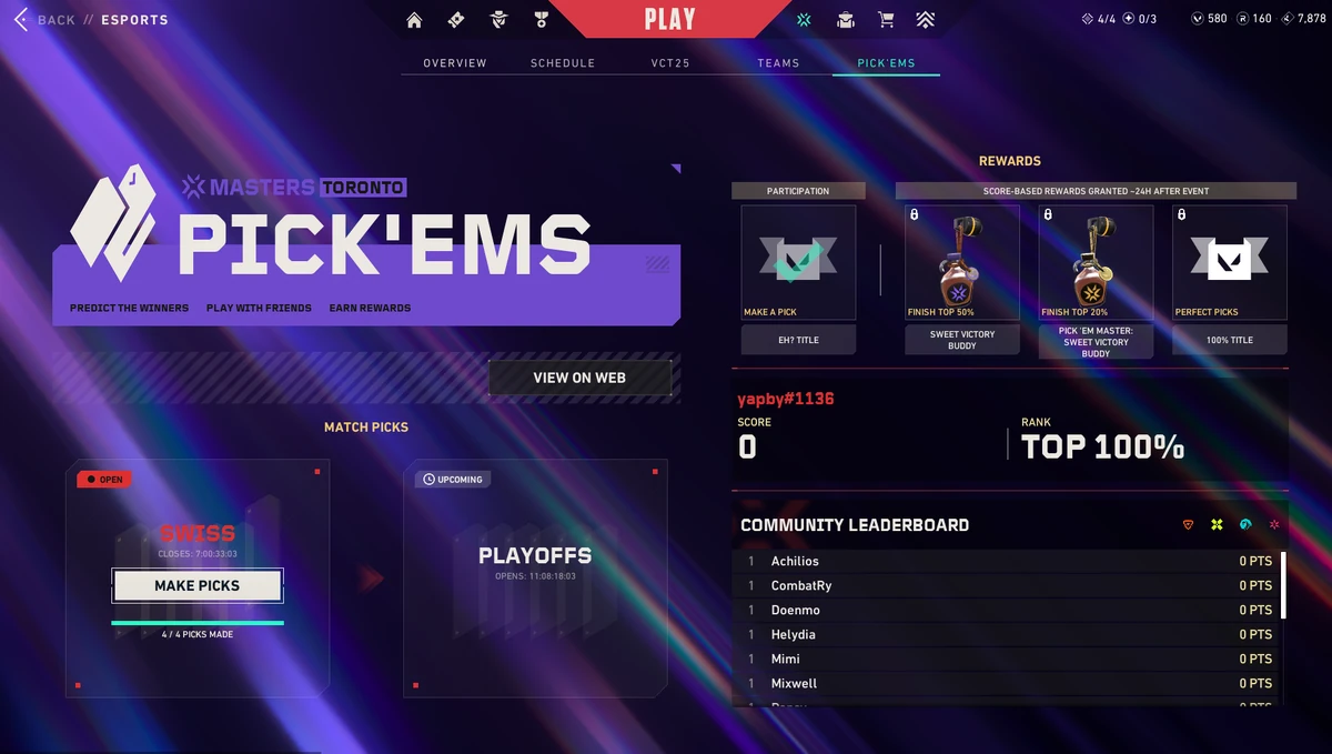 Pick'Ems | Valorant Wiki | Fandom