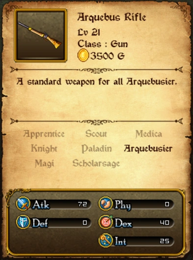 Arquebus Rifle | Valthirian Arc 2 Wiki | Fandom