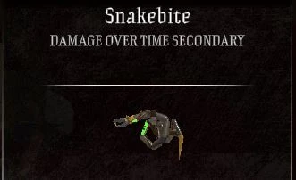 Secondary Weapon - Snakebite | Vampire Hunters Wiki | Fandom
