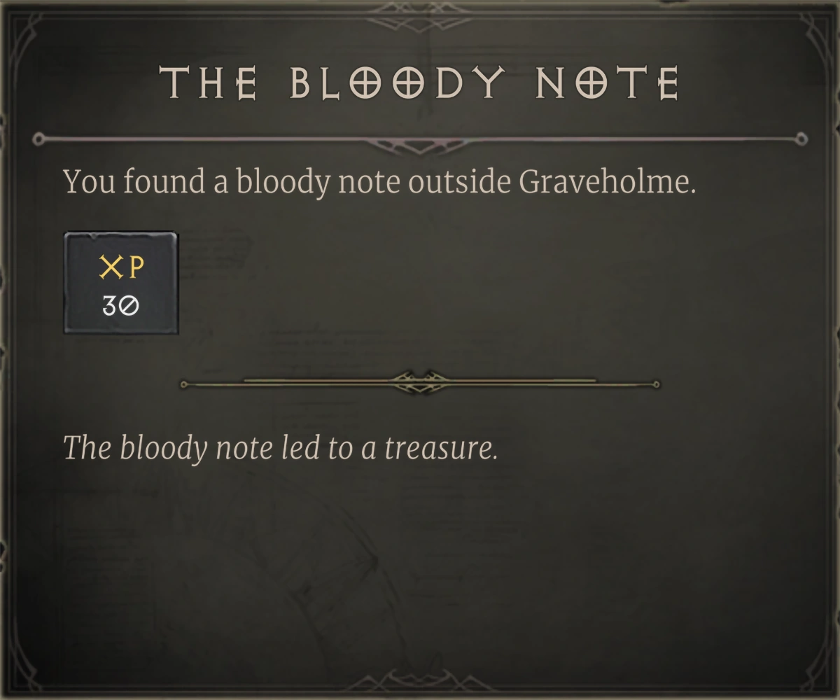 The Bloody Note | Vampire's Fall 2 Wiki | Fandom