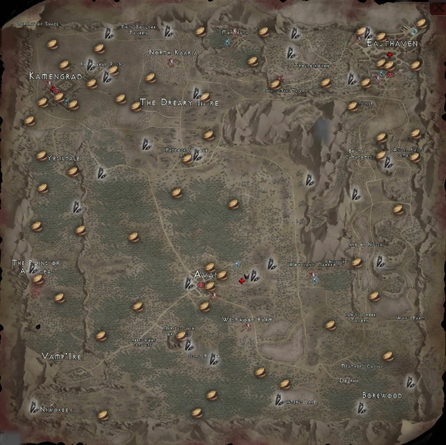 资源地图 - Official Vampire's Fall: Origins Wiki