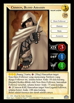 Crimson, Blood Assassin | Vandaria Saga | Fandom