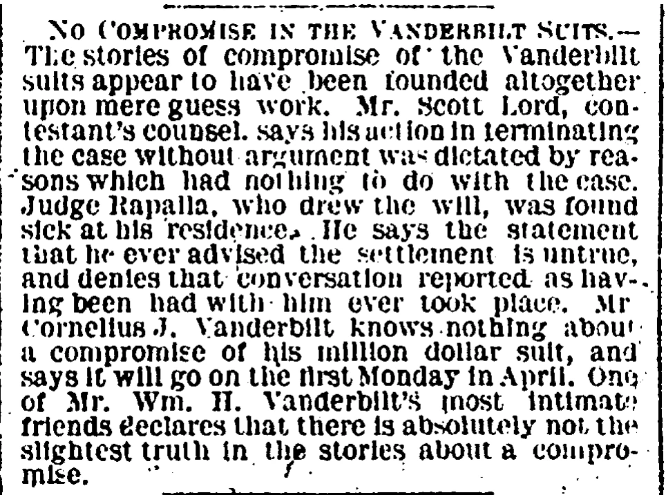 NO COMPROMISE IN THE VANDERBILT SUITS | Vanderbilt Wiki | Fandom