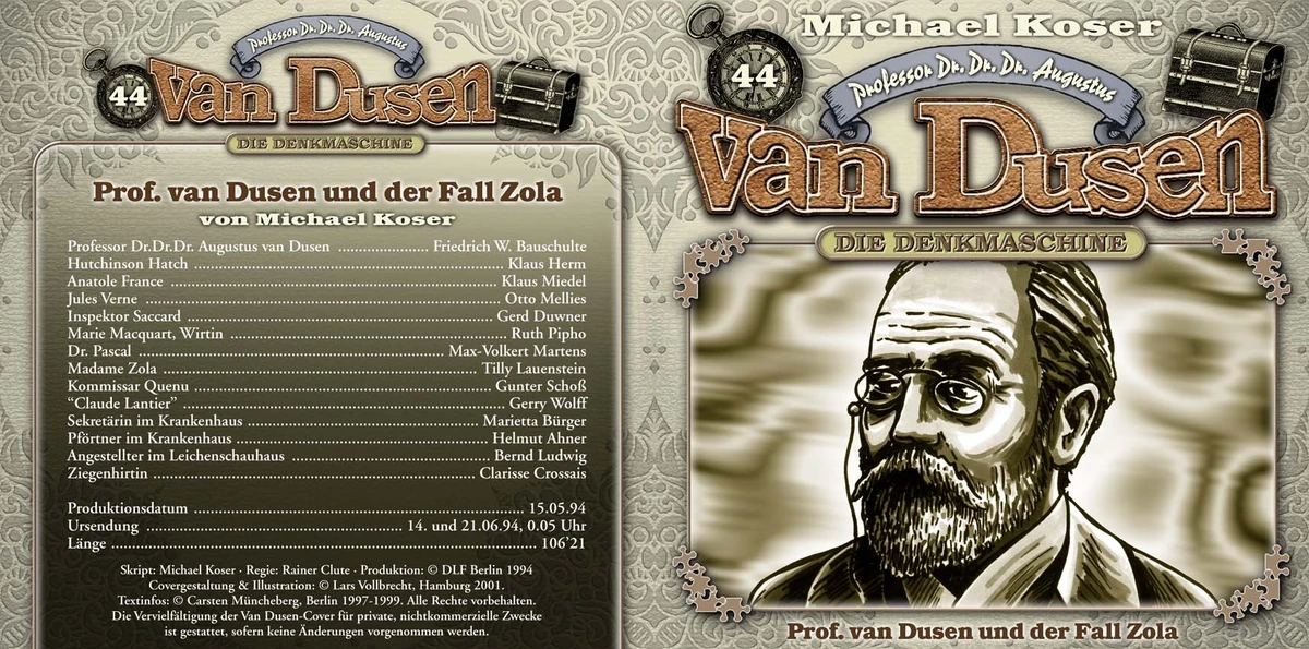 Professor van Dusen und der Fall Zola (Teil 2) | Van Dusen Hörspiele ...