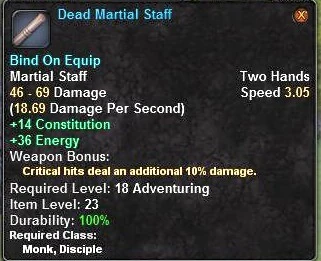 Dead Martial Staff | Vanguard Saga of Heroes | Fandom