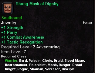 Shang Mask of Dignity | Vanguard Saga of Heroes | Fandom