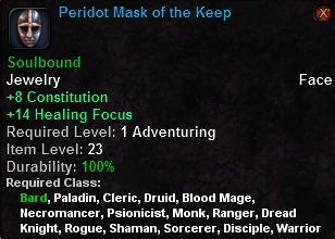 Peridot Mask of the Keep | Vanguard Saga of Heroes | Fandom