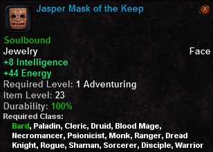 Jasper Mask of the Keep | Vanguard Saga of Heroes | Fandom
