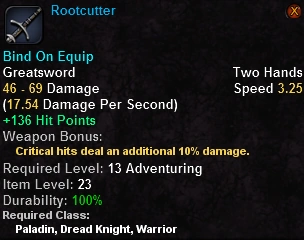 Rootcutter | Vanguard Saga of Heroes | Fandom