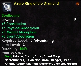 Azure Ring of the Diamond | Vanguard Saga of Heroes | Fandom