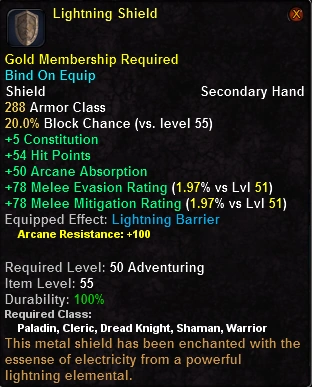 Lightning Shield | Vanguard Saga of Heroes | Fandom