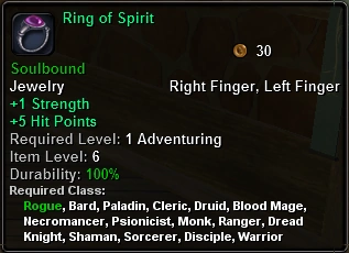 Ring of Spirit | Vanguard Saga of Heroes | Fandom