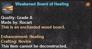 Weakened Board of Healing | Vanguard Saga of Heroes | Fandom