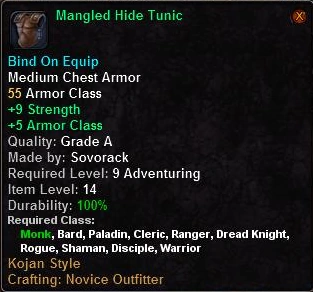 Mangled Chest Segment recipe | Vanguard Saga of Heroes | Fandom