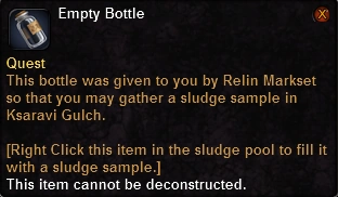 Empty Bottle | Vanguard Saga of Heroes | Fandom