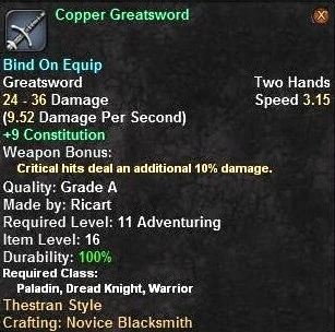 Copper Greatsword | Vanguard Saga of Heroes | Fandom