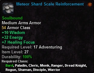 Meteor Shard Scale Reinforcement | Vanguard Saga of Heroes | Fandom