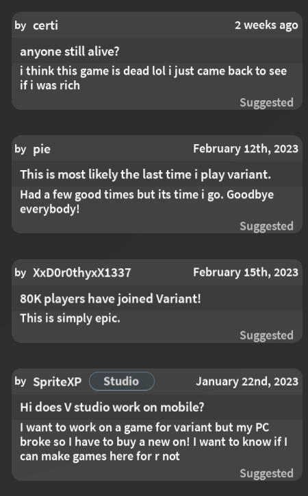 Posts | Variant Wiki | Fandom