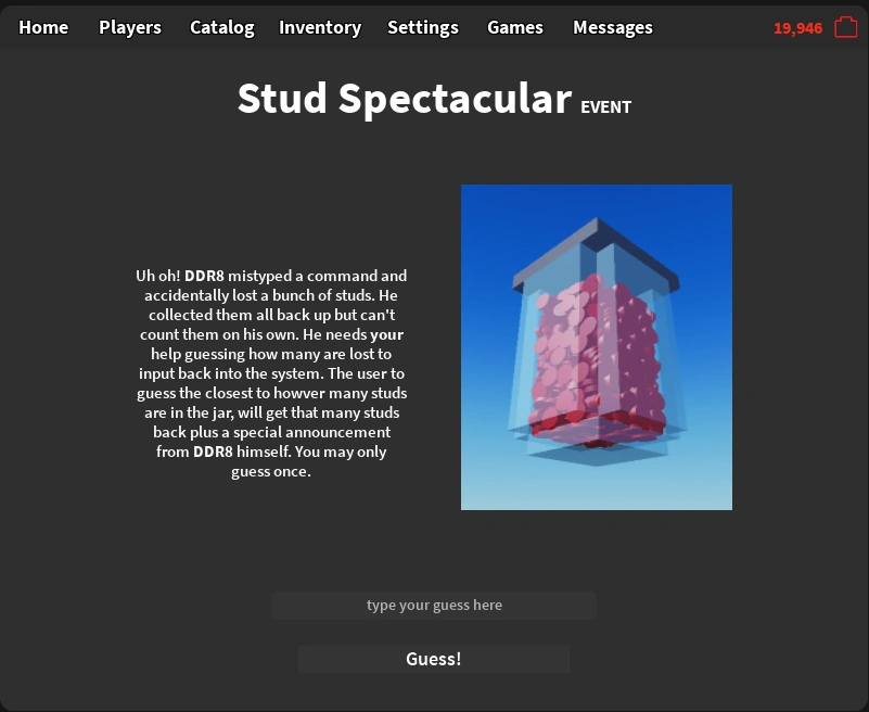 Stud Spectacular Event | Variant Wiki | Fandom