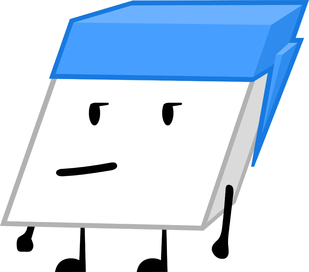 Blocky,Eraser, and Pen. | Variations of BFDI Characters Wiki | Fandom