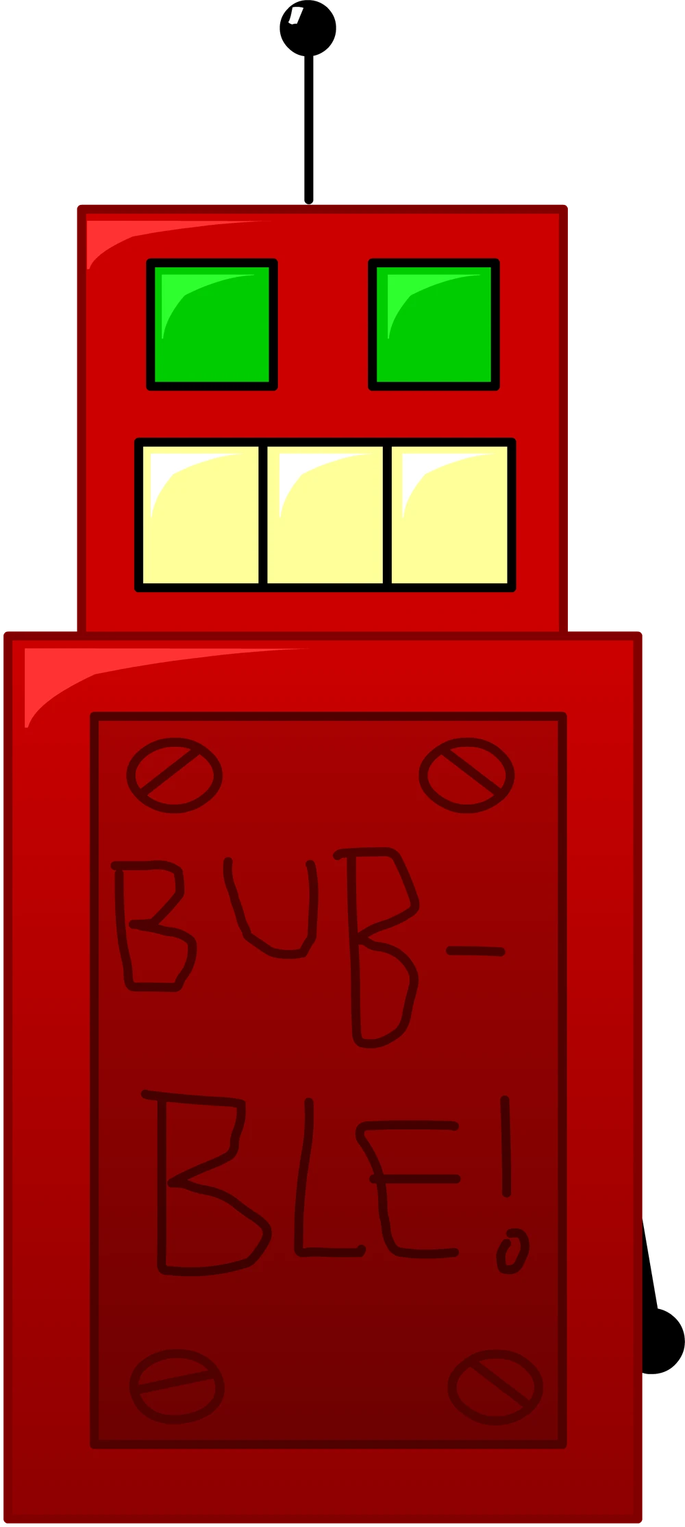 Robot Bubble | Variations of BFDI Characters Wiki | Fandom