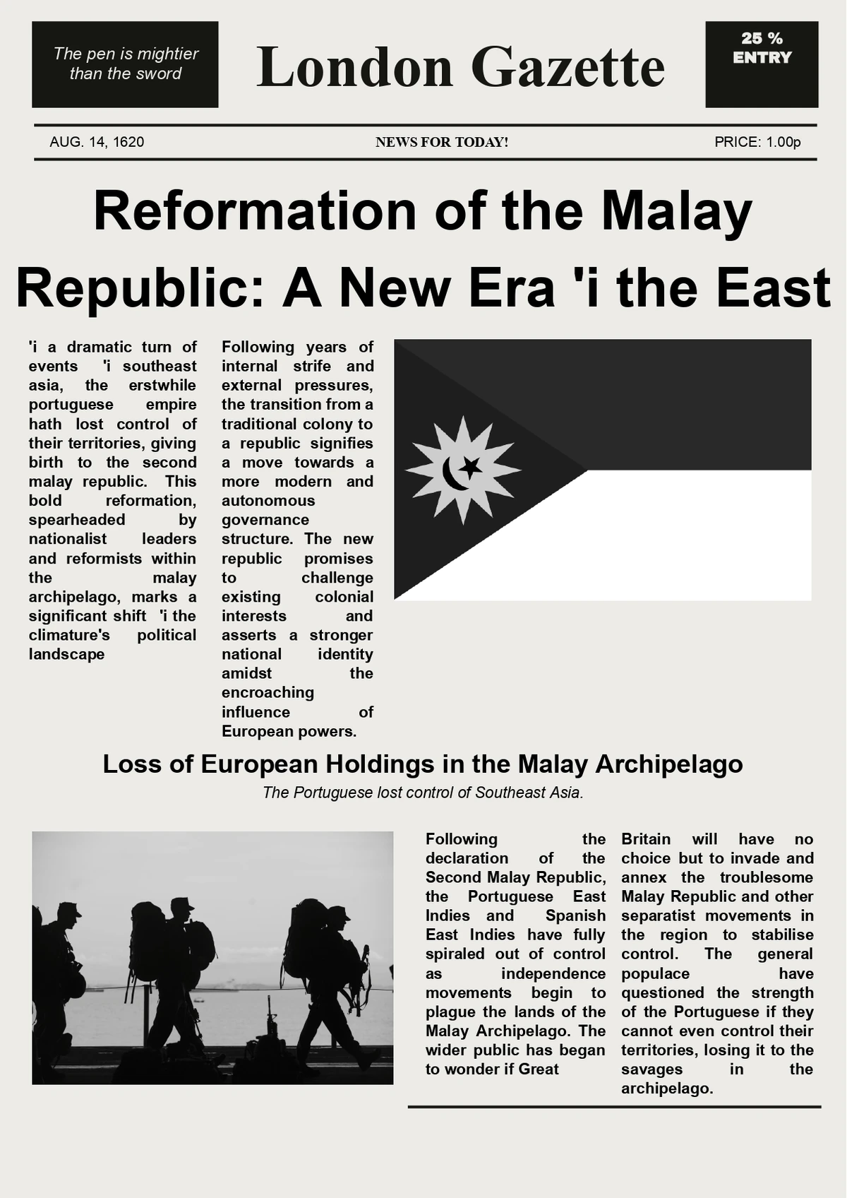 Newspapers 1770 | Various Alternative Universes Wiki | Fandom