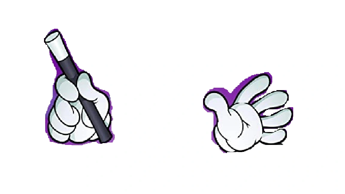 magician hands png