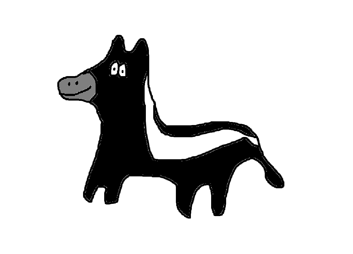 Vector Stock - Cartoon Zebra with Skunk Skin | Vector Stock Wiki | Fandom