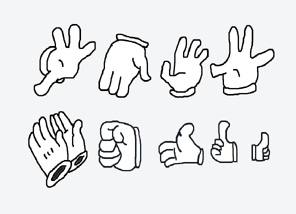 how to draw cartoon characters hand