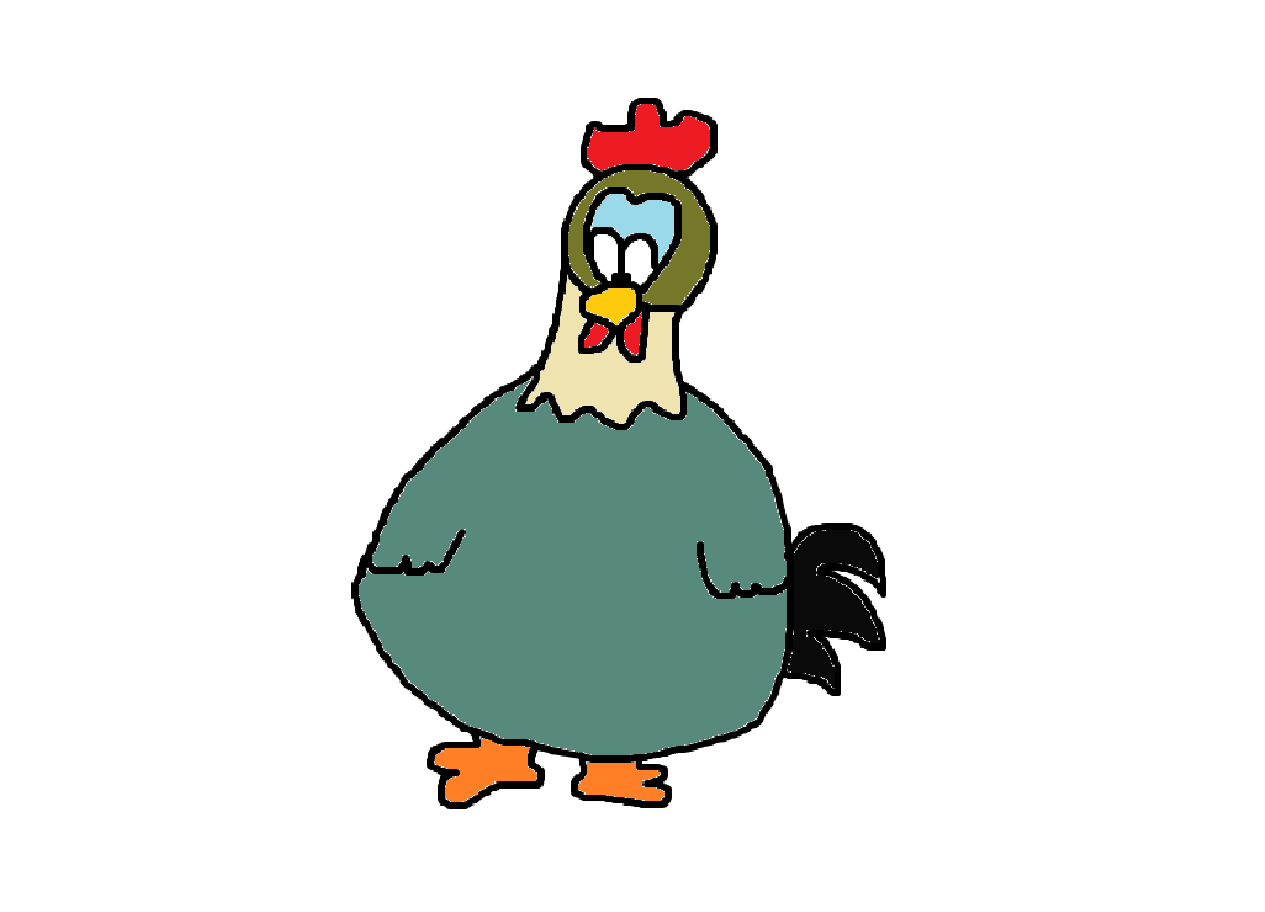 Vector Stock - Cartoon Fat Rooster | Vector Stock Wiki | Fandom