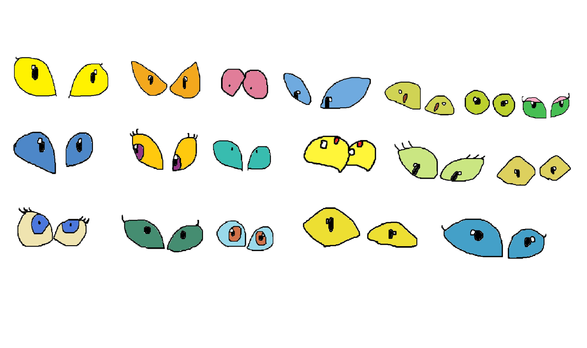 Royalty Vector Stock - Wild animal eyes, Animal eyes | Vector Stock ...