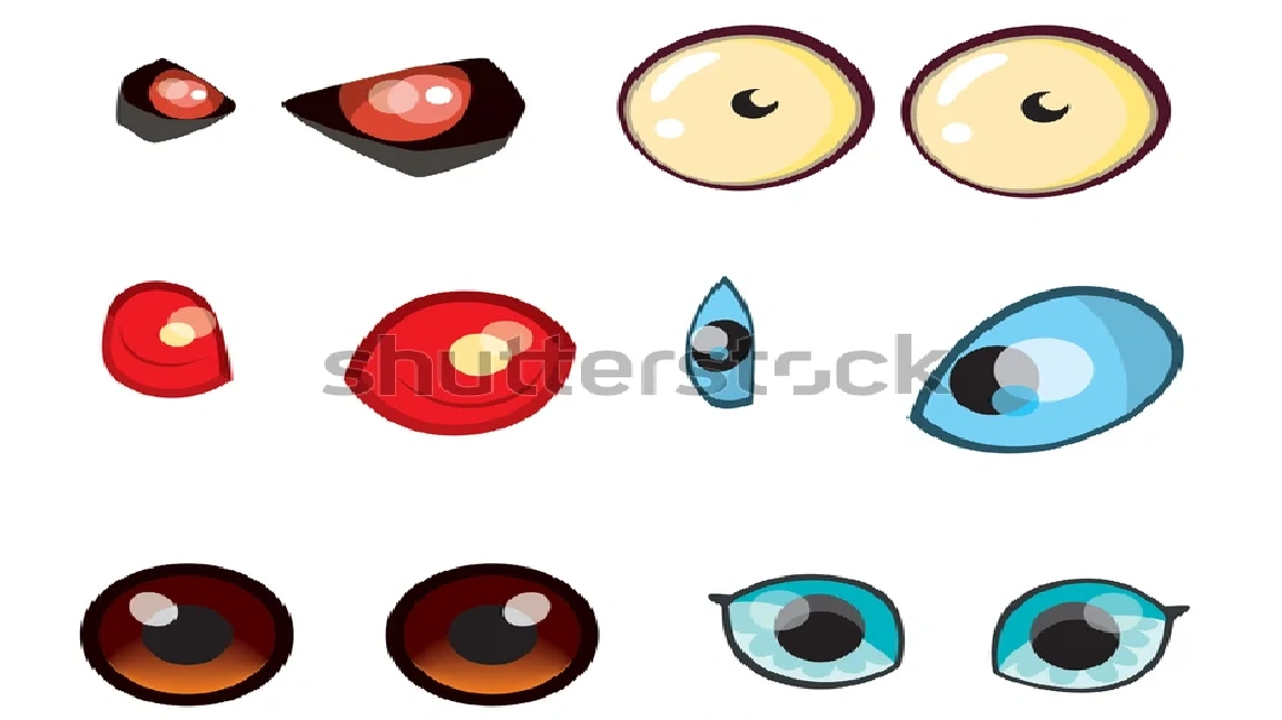 Royalty Vector Stock - Creature eyes, animal eyes | Vector Stock Wiki ...