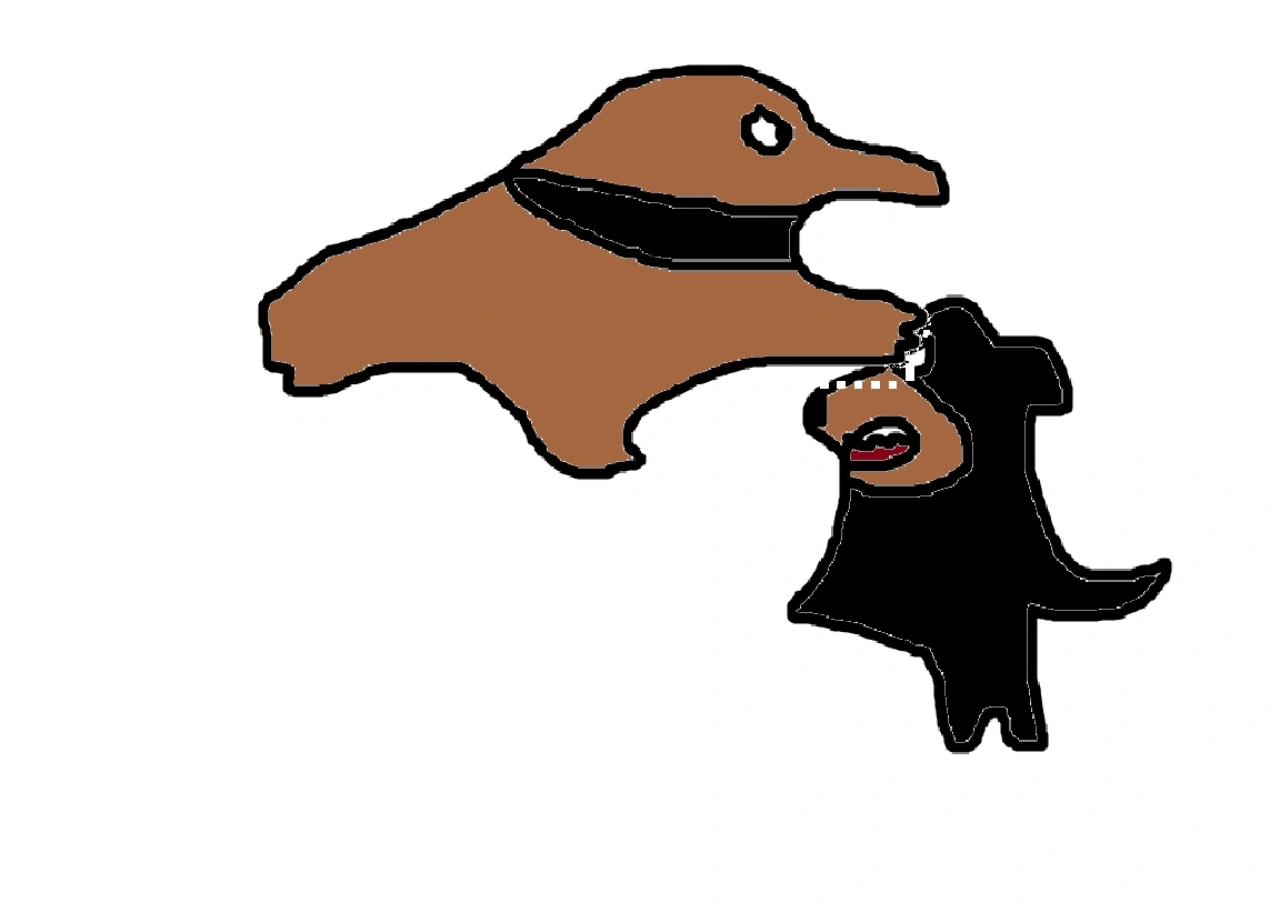 Vector Stock - Cartoon Angry Giant Anteater Kill Rottweiler | Vector ...
